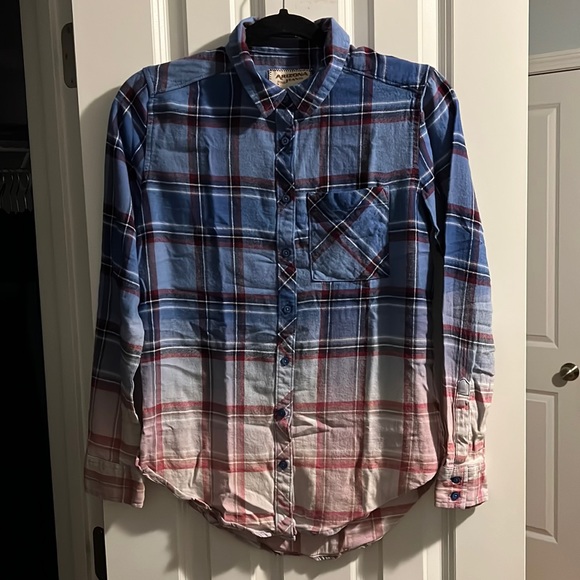 Arizona Jean Company | Tops | Arizona Jeans Co Boyfriend Fit Flannel Xs ...